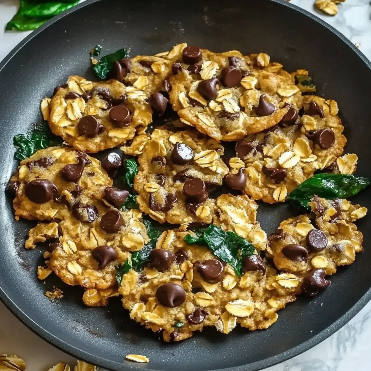 Irresistible 4-Ingredient Chocolate Oat Cookies